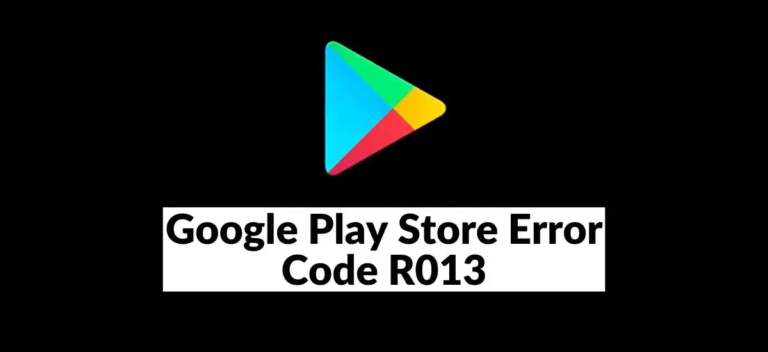 How to Fix error code: r013?