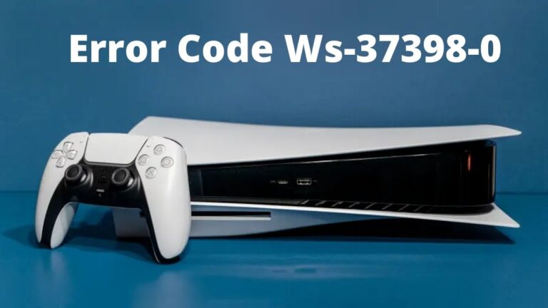 How to Fix Playstation Error Code WS-37398-0