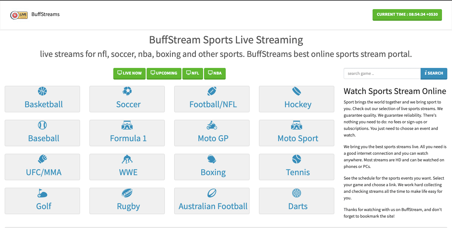 Buffstreams TV Alternative: Guide to Watching Sports Online